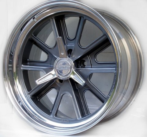 18s 427 5 lug gunmetal gray set for FF Mk3/4 : Vintage Wheels, Mustang ...