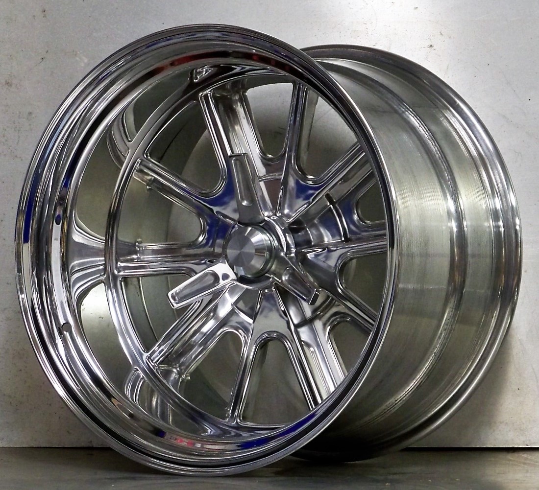 18s 427 pin drive 4 polished wheels/adapters/spinners Early BDF ...